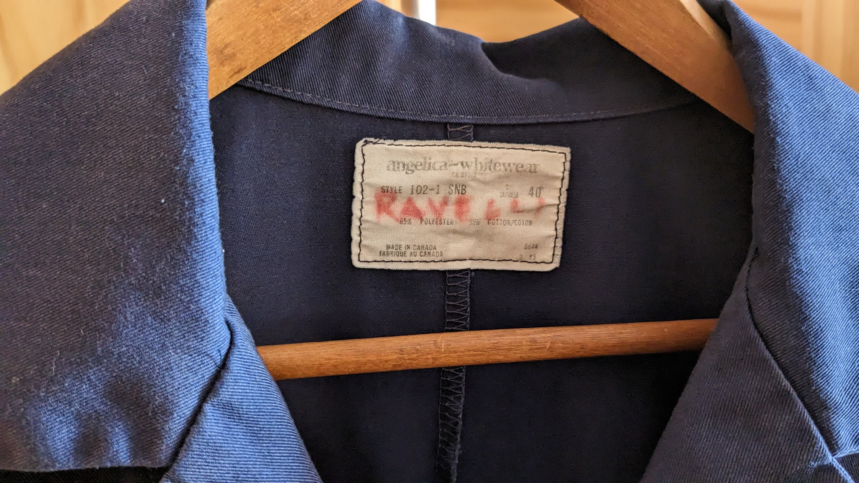 Rare Vintage 2 Blue Maintenance Uniforms From the via Rail Railway ...