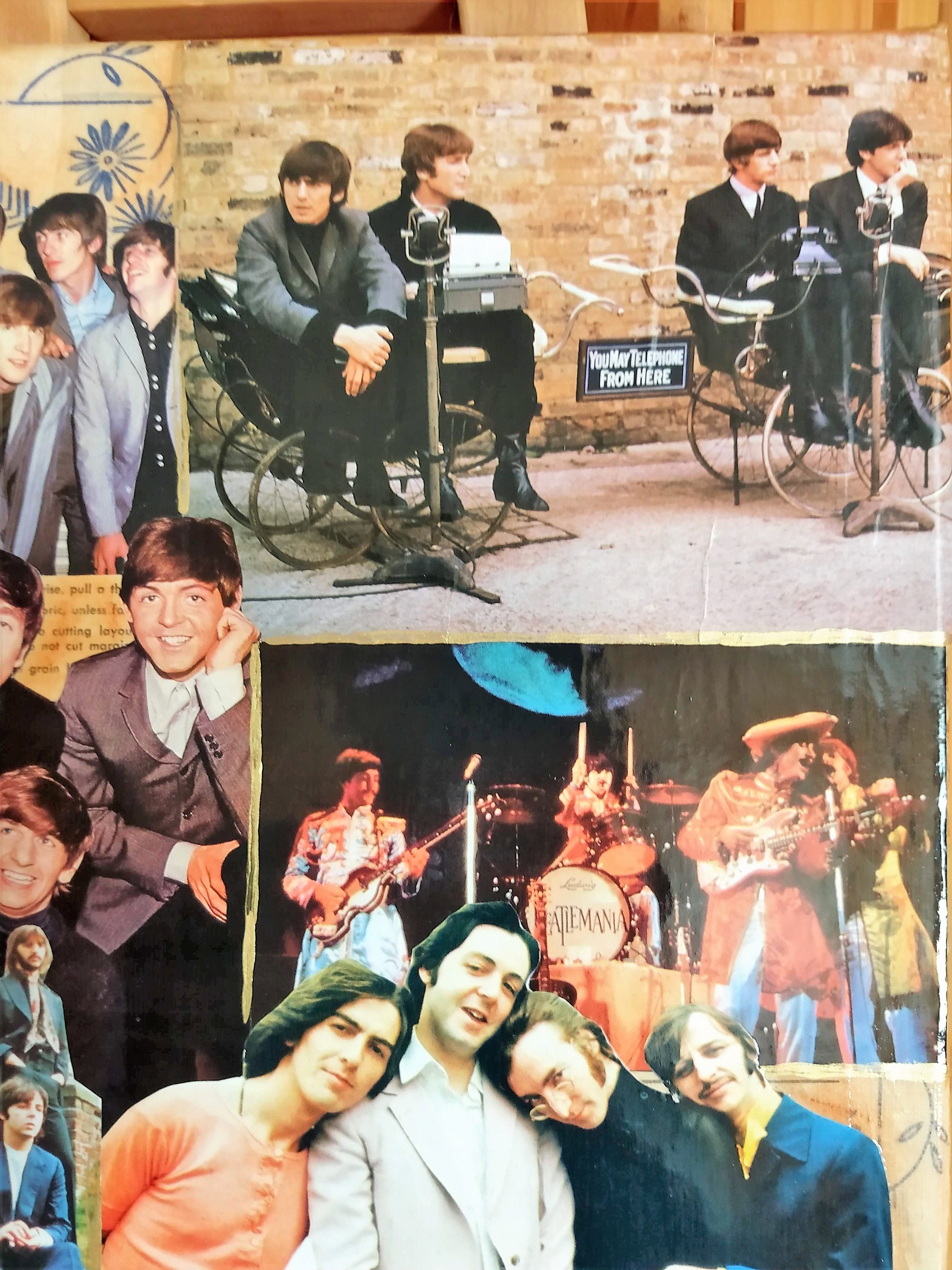 Original Artistic Collage Yoly the Beatles Vintage - Etsy