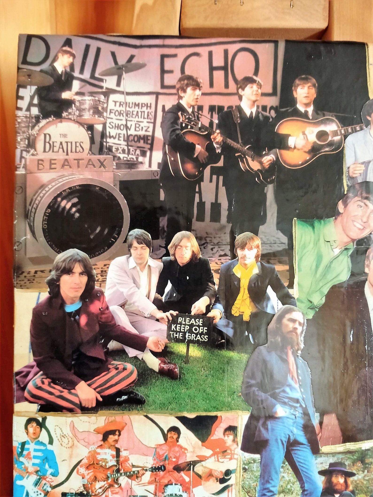 Original Artistic Collage Yoly the Beatles Vintage - Etsy