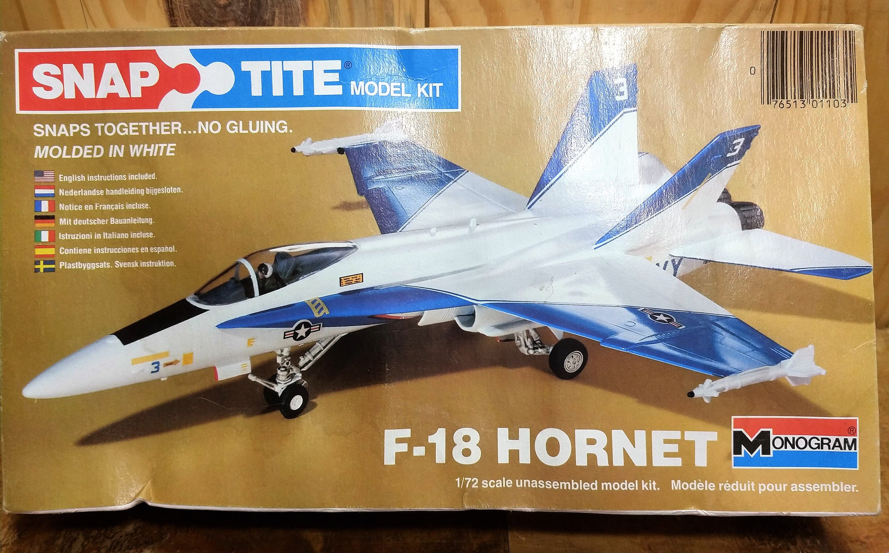 3 Scale Models Deluxe Model Kit 1980 and 1997 Revell Air Show Combo F ...