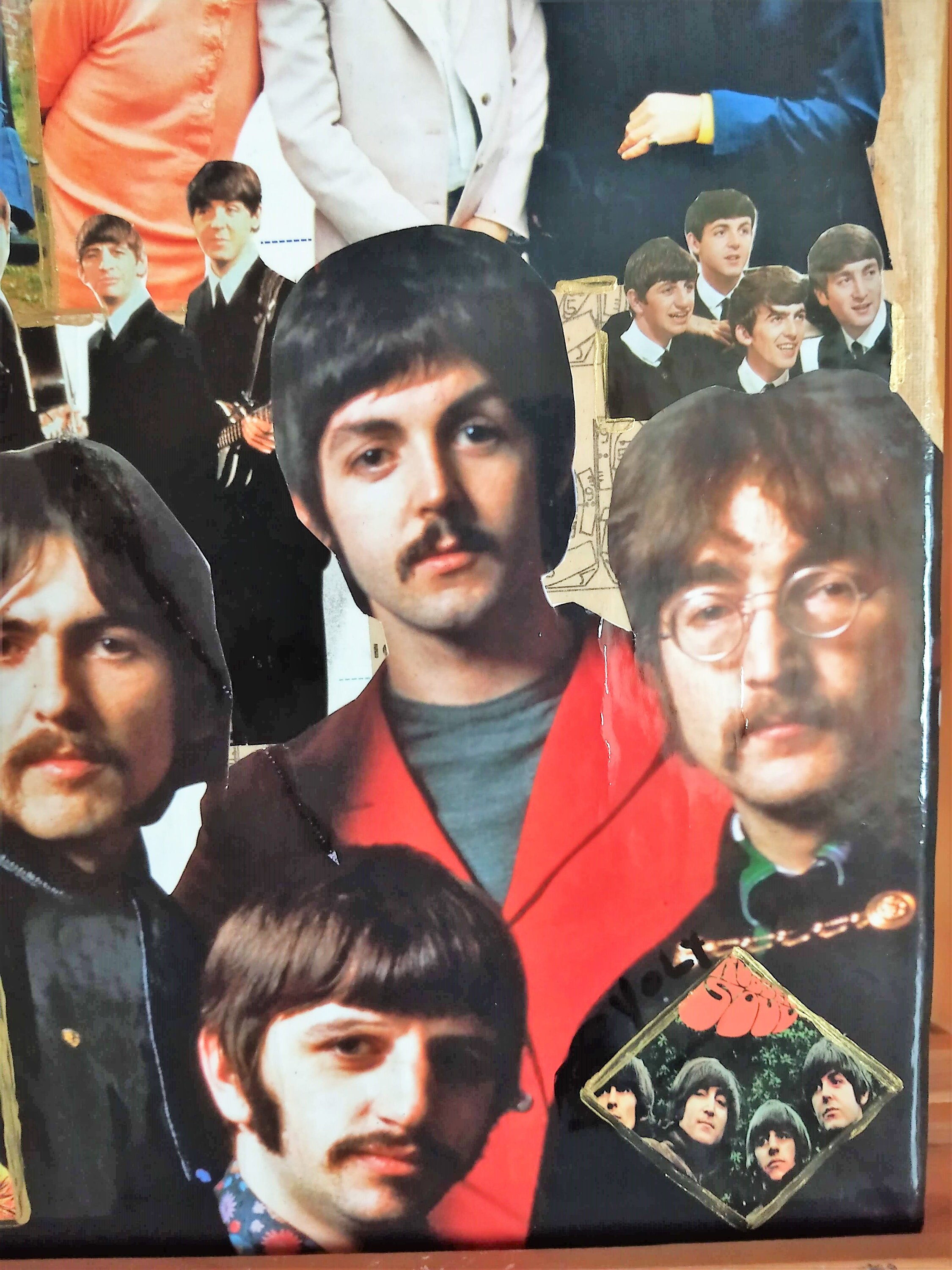 Original Artistic Collage Yoly the Beatles Vintage - Etsy