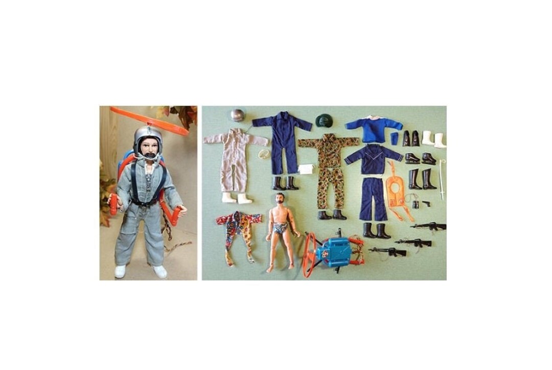 Rare Vintage Mego 1971 Action Jackson 8" Toy Figure Accessories 39 Pcs ...