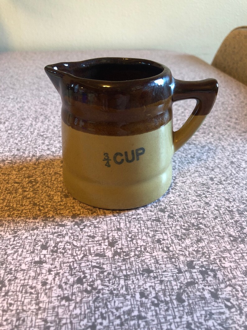 Vintage Ceramic Measuring Cups - Etsy