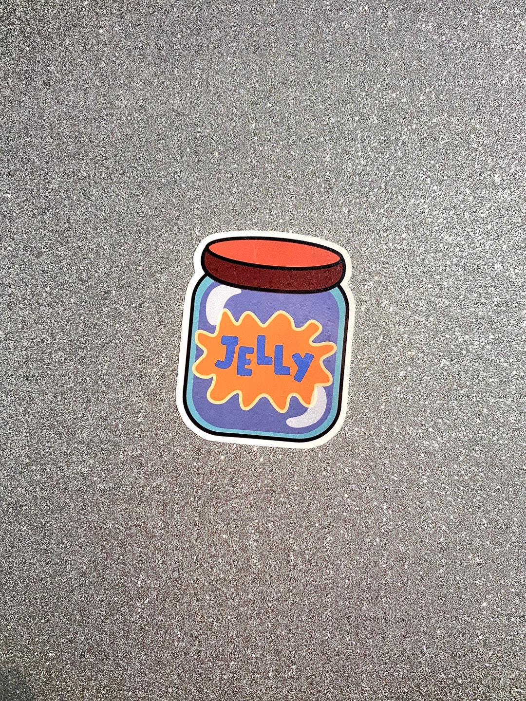 Jelly Fish Jam Sticker Jam Spongebob Inspired Jellyfish Sticker Jelly ...