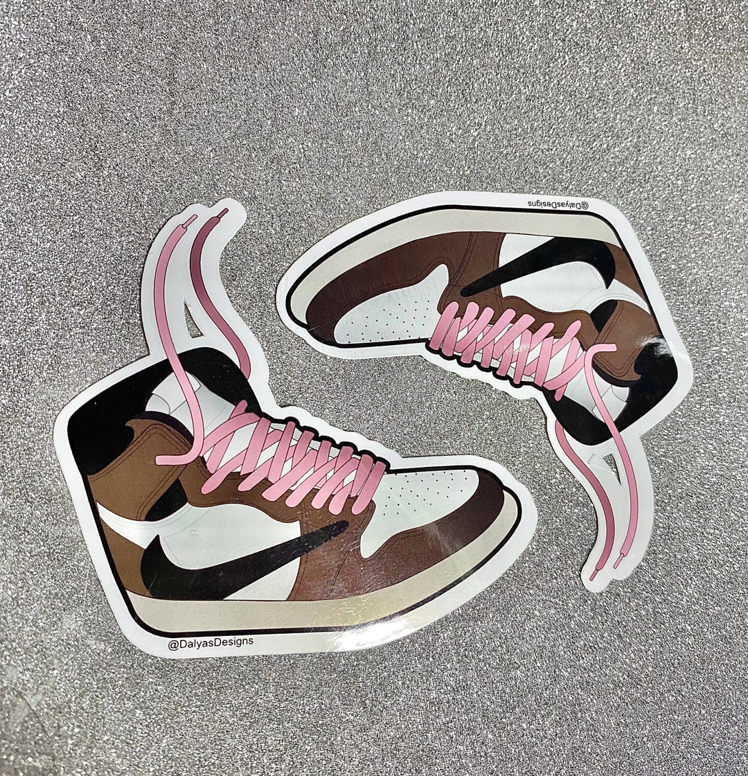 Jordan Air Force 1 Sticker | Waterproof Jordan 1 Sticker | Travis Scott ...
