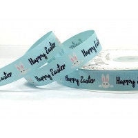 Happy Easter Ribbon Cotton/ Grosgrain Ribbon by Bertie's - Etsy UK