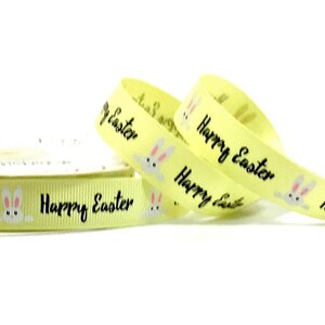 Happy Easter Ribbon Cotton/ Grosgrain Ribbon by Bertie's Bows. per ...
