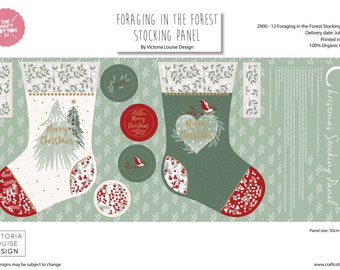 Christmas Stocking Panel - Etsy