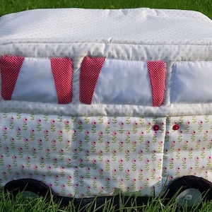 Campervan Fabric Sewing Machine Cover Pattern: PDF Download. Vintage ...