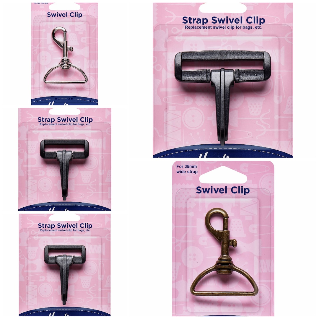 Swivel Clip Bag Fasteners (bag Straps, Cords , Ribbons, Bag Making) 32 ...