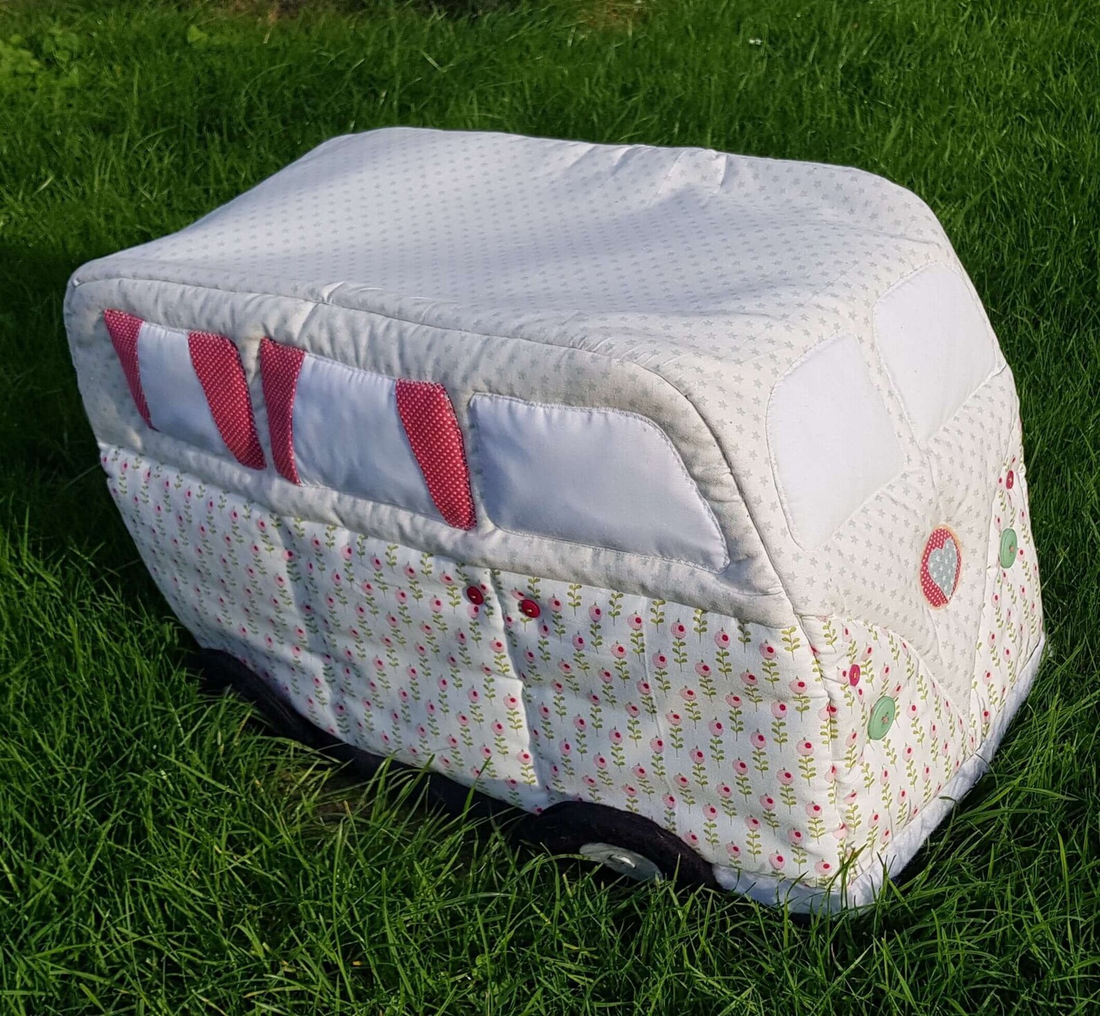 Campervan Fabric Sewing Machine Cover Pattern: PDF Download. Vintage ...