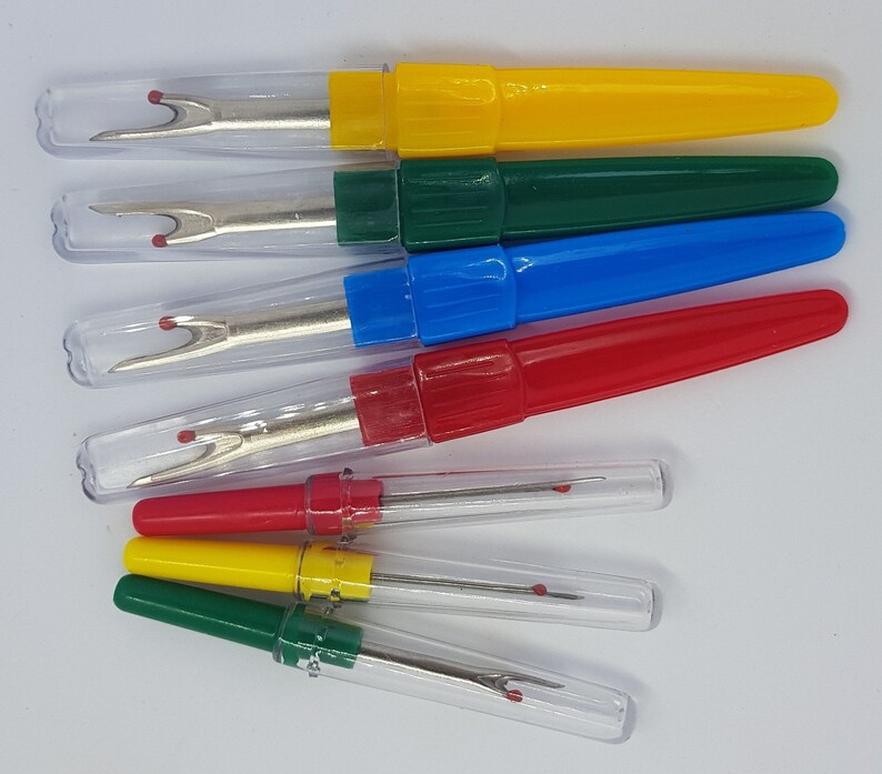 Large or small seam rippers stitch unpicker. Various colours | Etsy