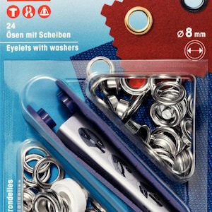 Prym Eyelets With Washers and Tool 4mm, 5 Mm, 8mm - Etsy UK