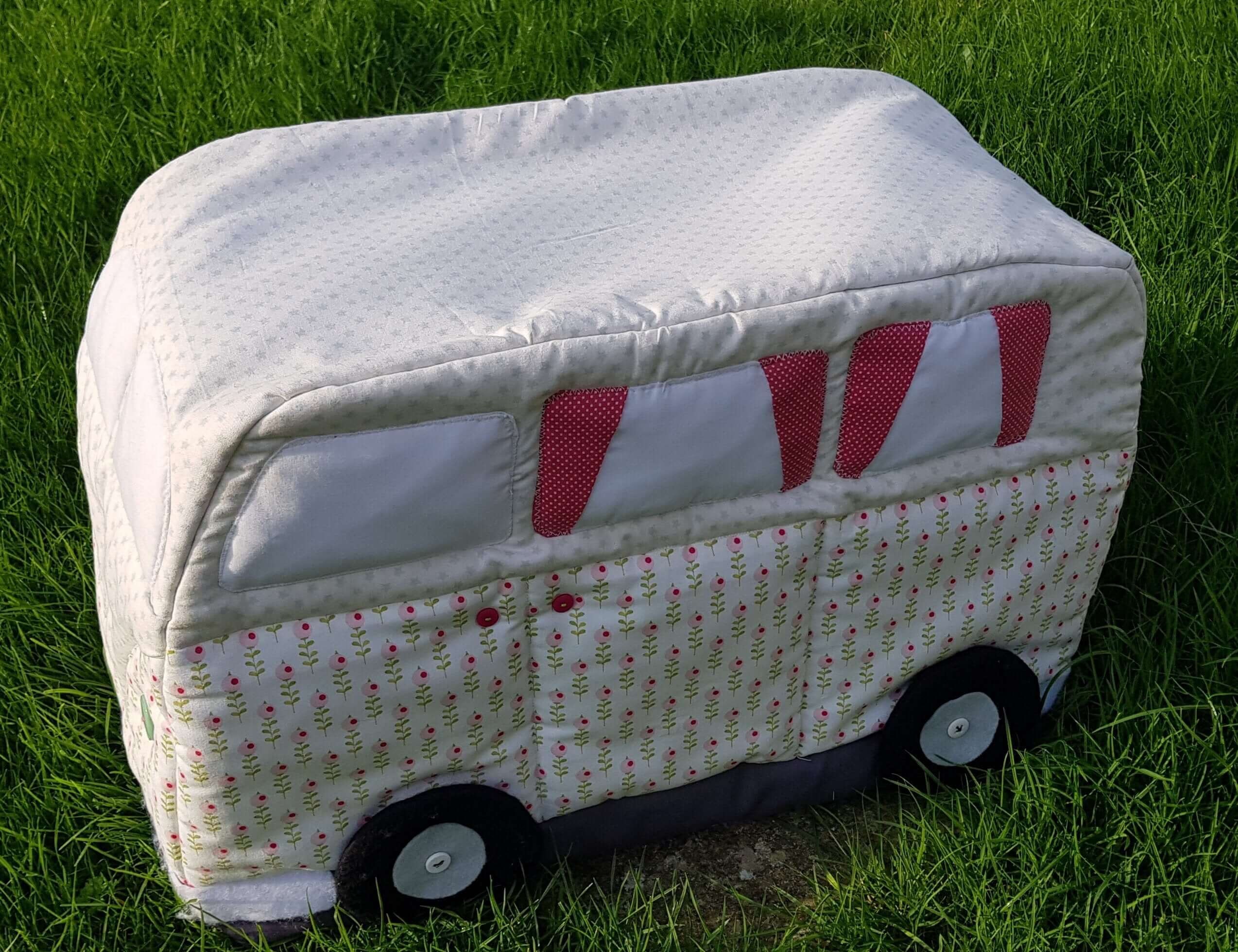 Campervan Fabric Sewing Machine Cover Pattern: PDF Download. Vintage ...
