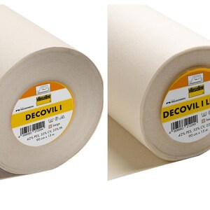 Decovil 1 and Decovil Light: Fusible Interfacing/interlining Heavy ...