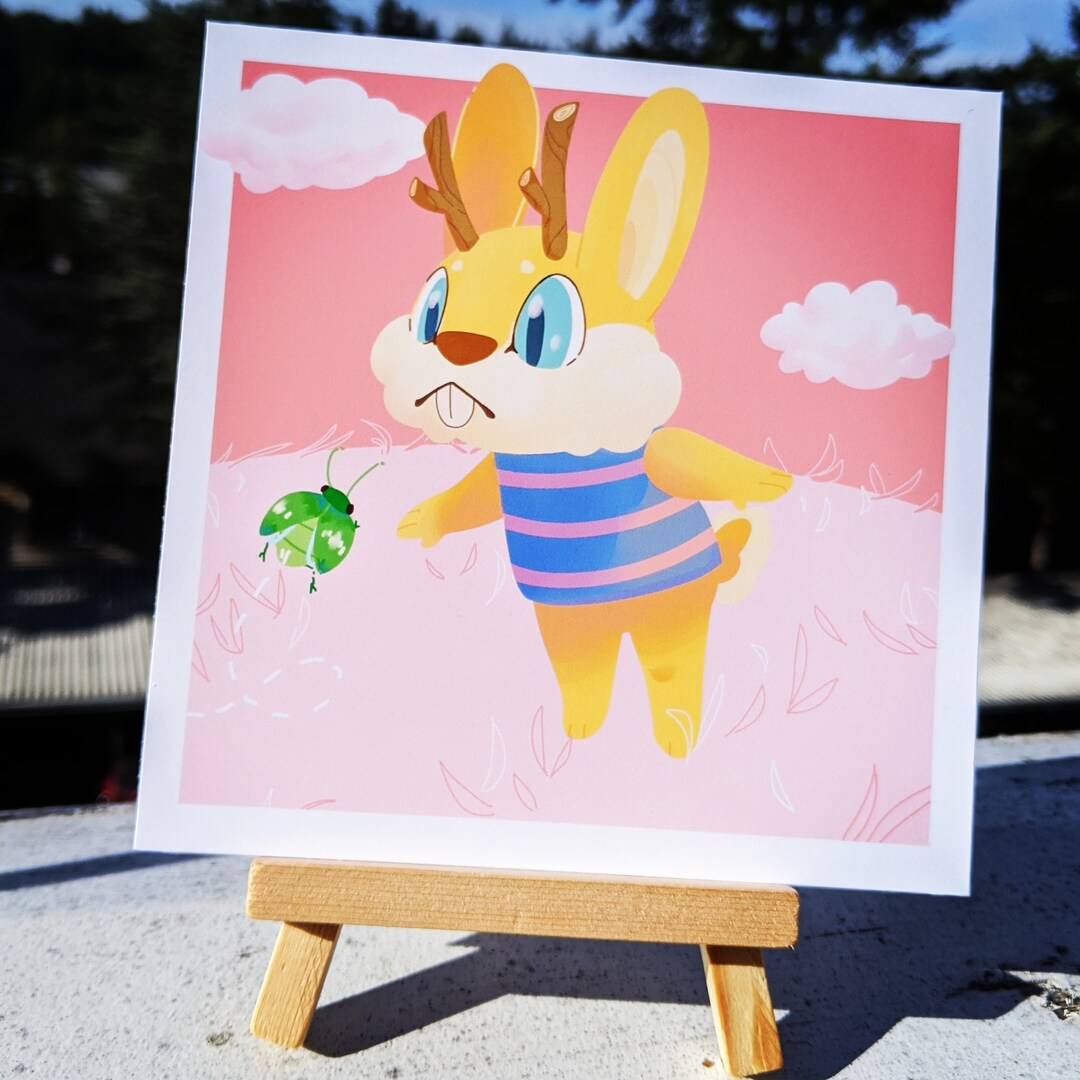 Cryptid Crossing Jackalope Print Two Sizes - Etsy