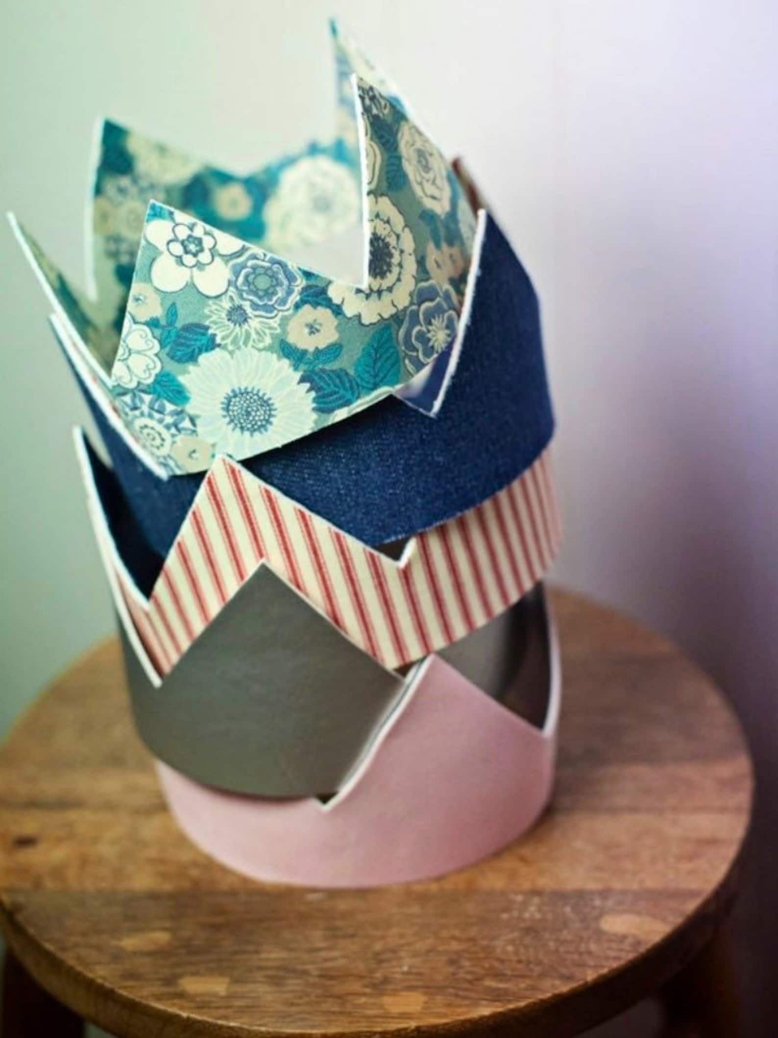 Fabric Crown, Birthday Crown, Photo Prop - Etsy