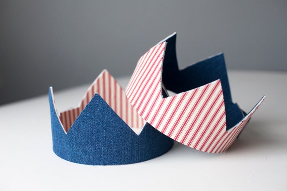 Fabric Crown Birthday Crown Photo Prop | Etsy