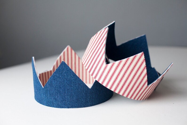 Fabric Crown, Birthday Crown, Photo Prop - Etsy