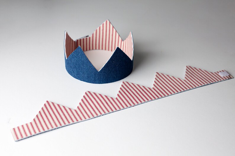 Fabric Crown, Birthday Crown, Photo Prop - Etsy