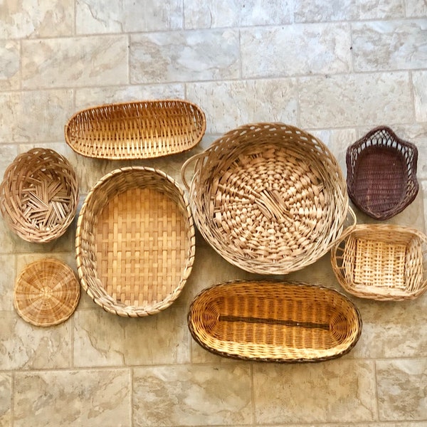 Wall Basket Set - Etsy