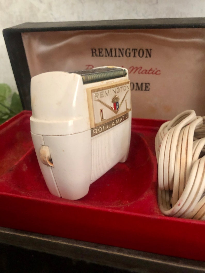 Vintage 1950s REMINGTON Roll-a-matic Home Electric Shaver - Etsy