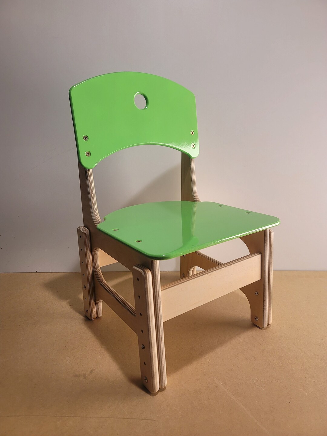 Kids Adjustable Chair A02 Kelly Green - Etsy