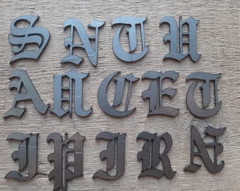Old English Numbers | Etsy