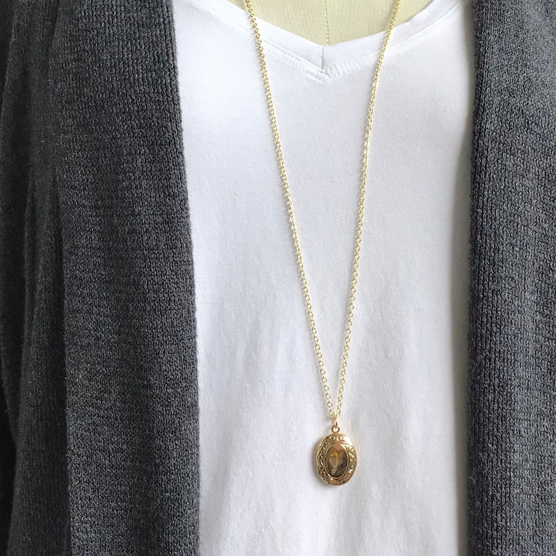 Gold Long Back Necklace - Etsy