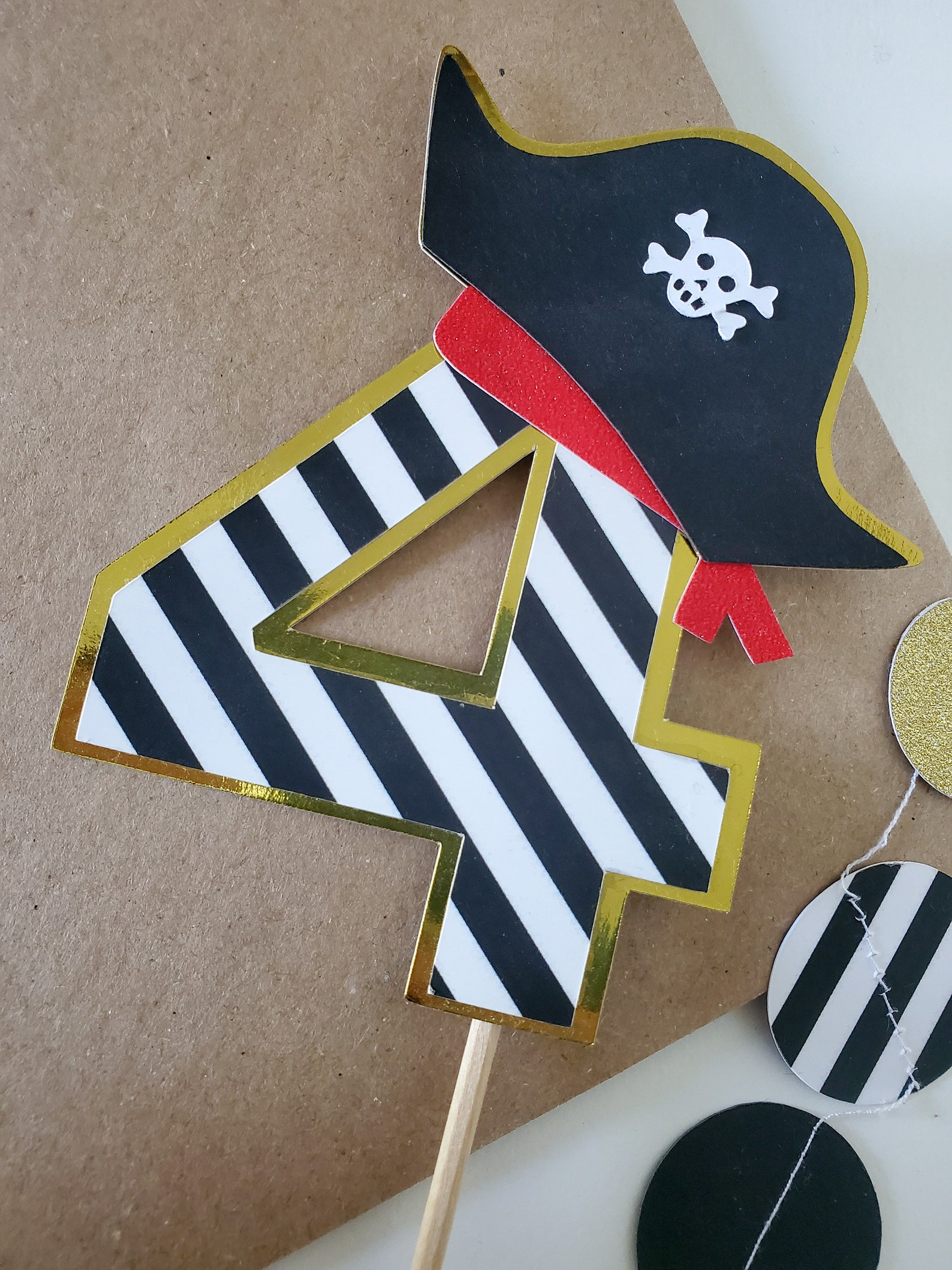 Cake Topper Pirate Age | Etsy