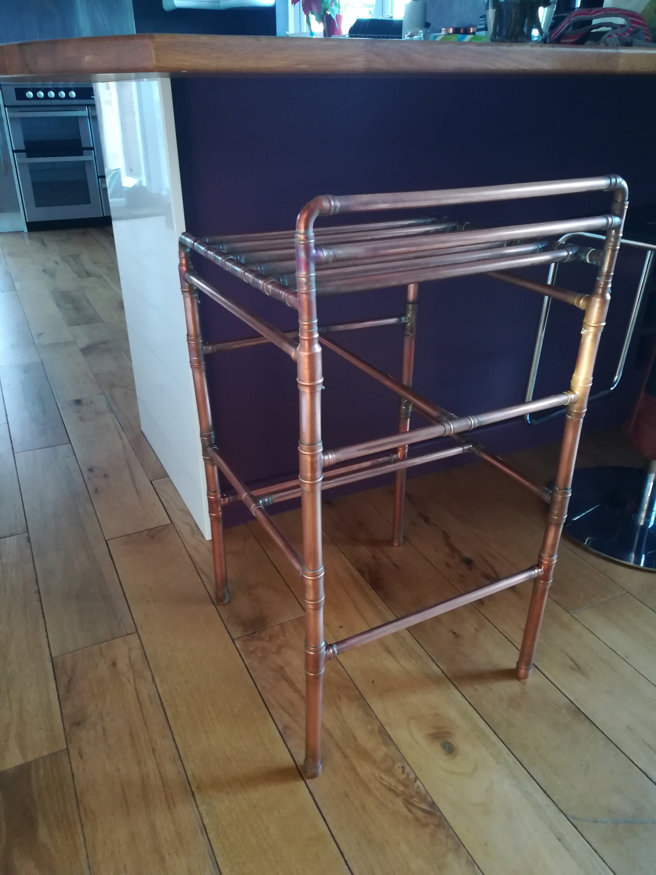 Copper Bar Stool - Etsy UK