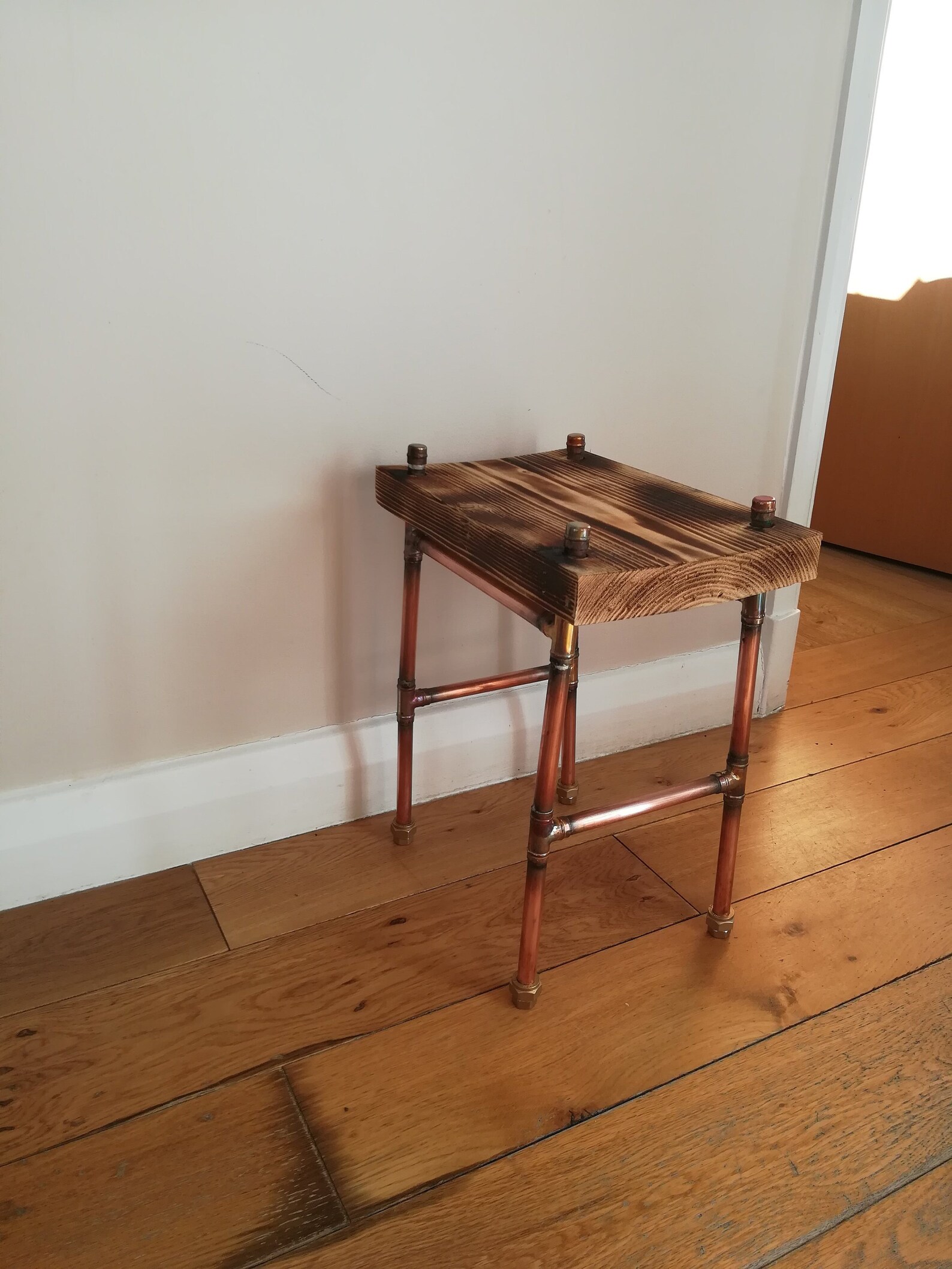 Copper Side Table - Etsy UK