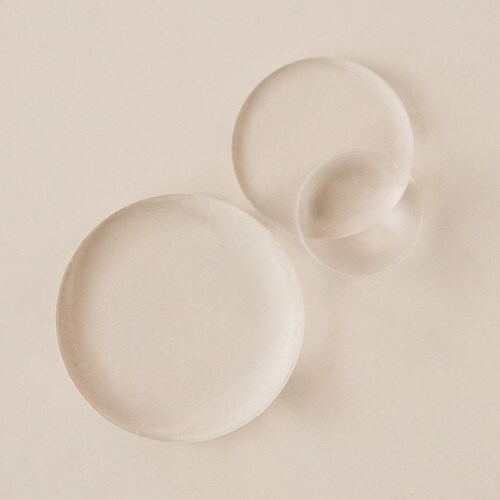 3-piece Round Mini Set // Best Acrylic Styling Blocks for Flat - Etsy