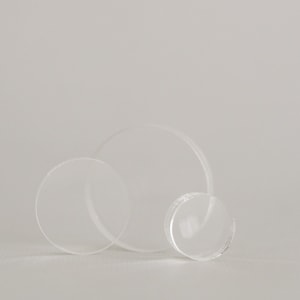 3-piece Round Mini Set // Best Acrylic Styling Blocks for Flat Lay ...