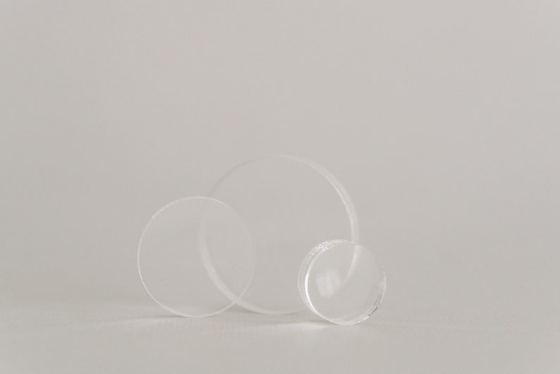 3-piece Round Mini Set // Best Acrylic Styling Blocks for Flat Lay ...