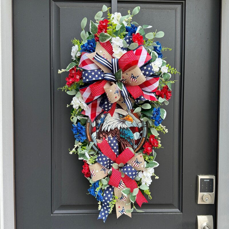 American Eagle Door Wreath - Etsy