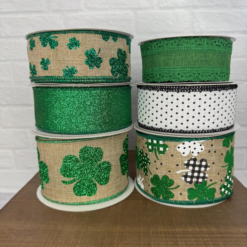 Shamrock Ribbon - Etsy