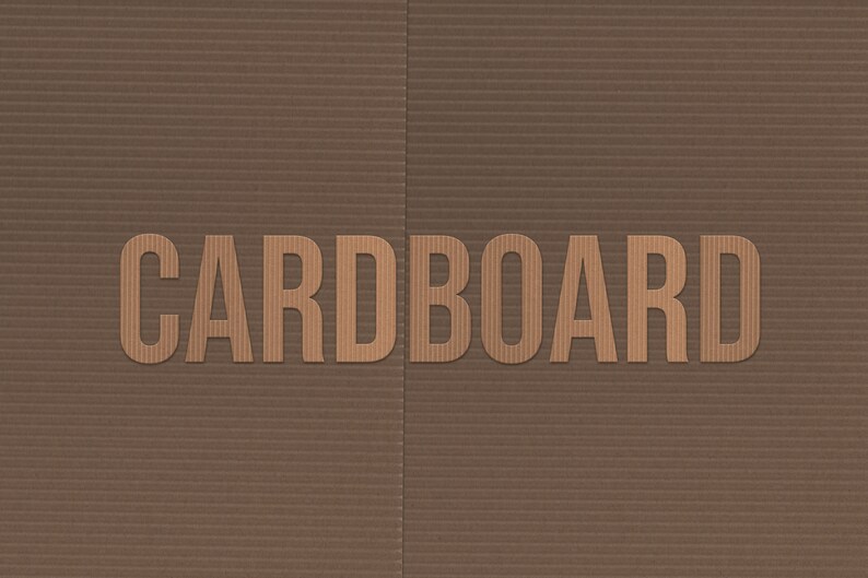 Cardboard Texture JPEG High Quality Scan Overlay Template for Photoshop ...