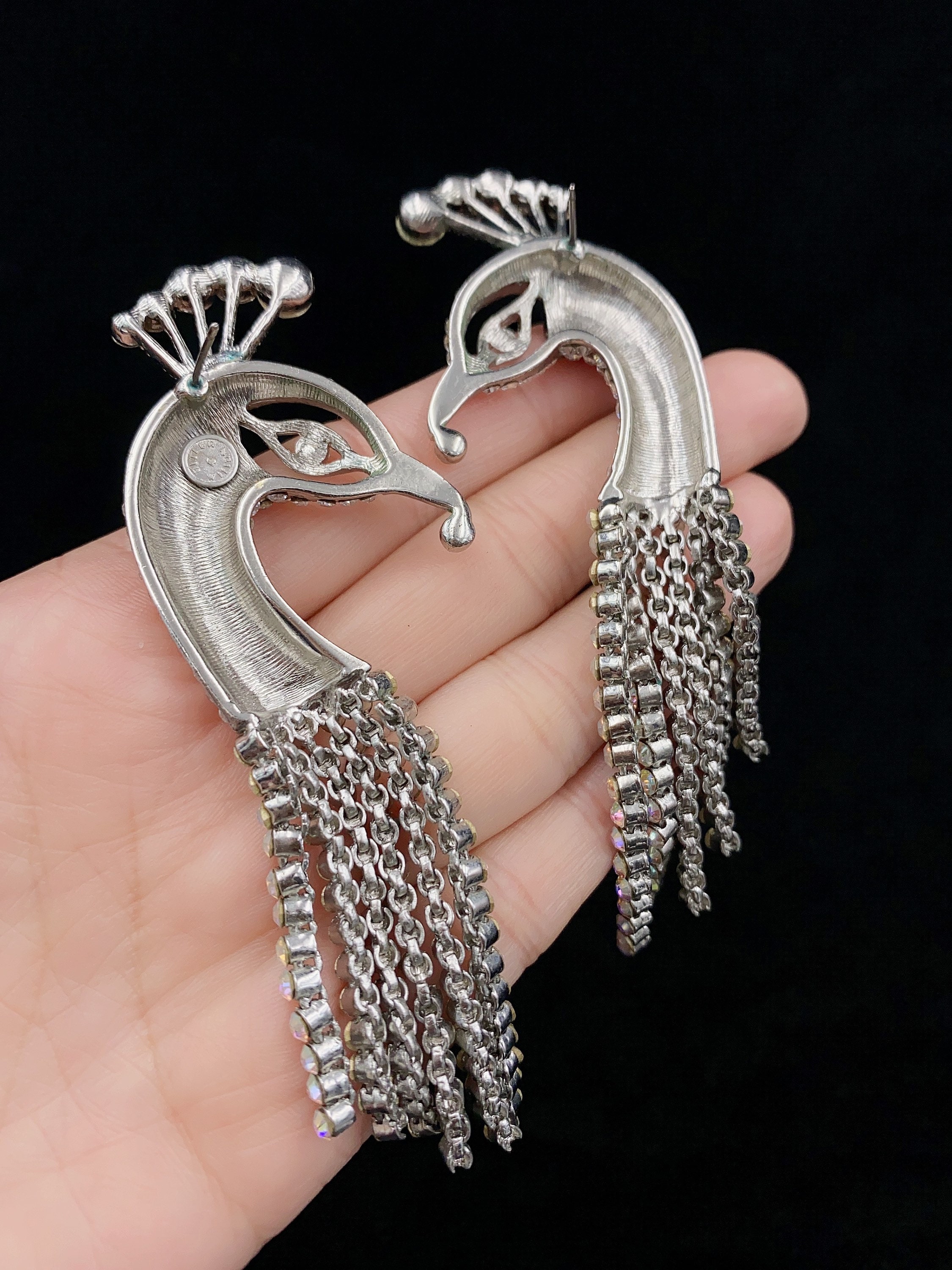 Rare Vintage Butler and Wilson Crystal Elaborate Crystal Large Fringe ...