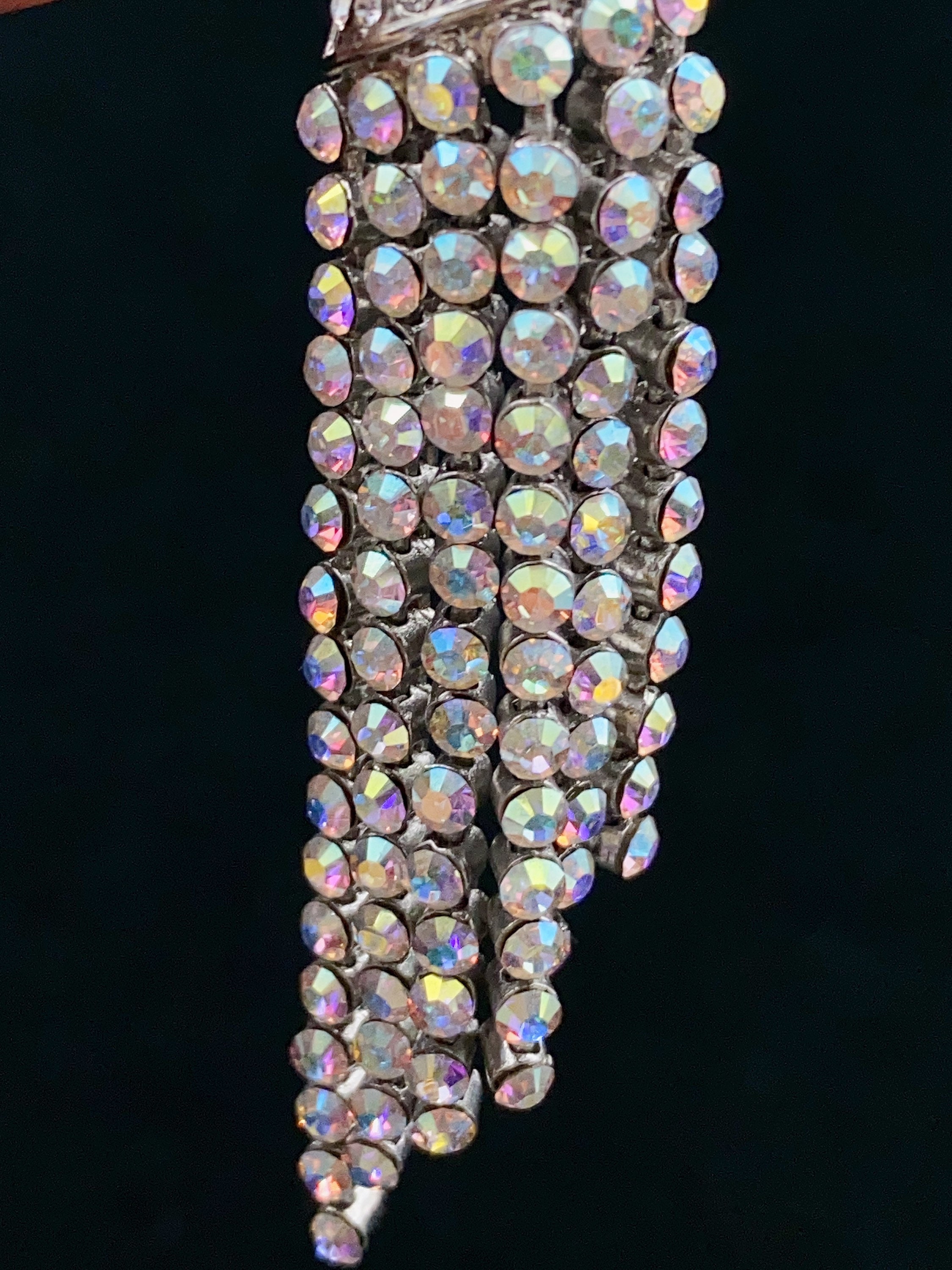 Rare Vintage Butler and Wilson Crystal Elaborate Crystal Large Fringe ...