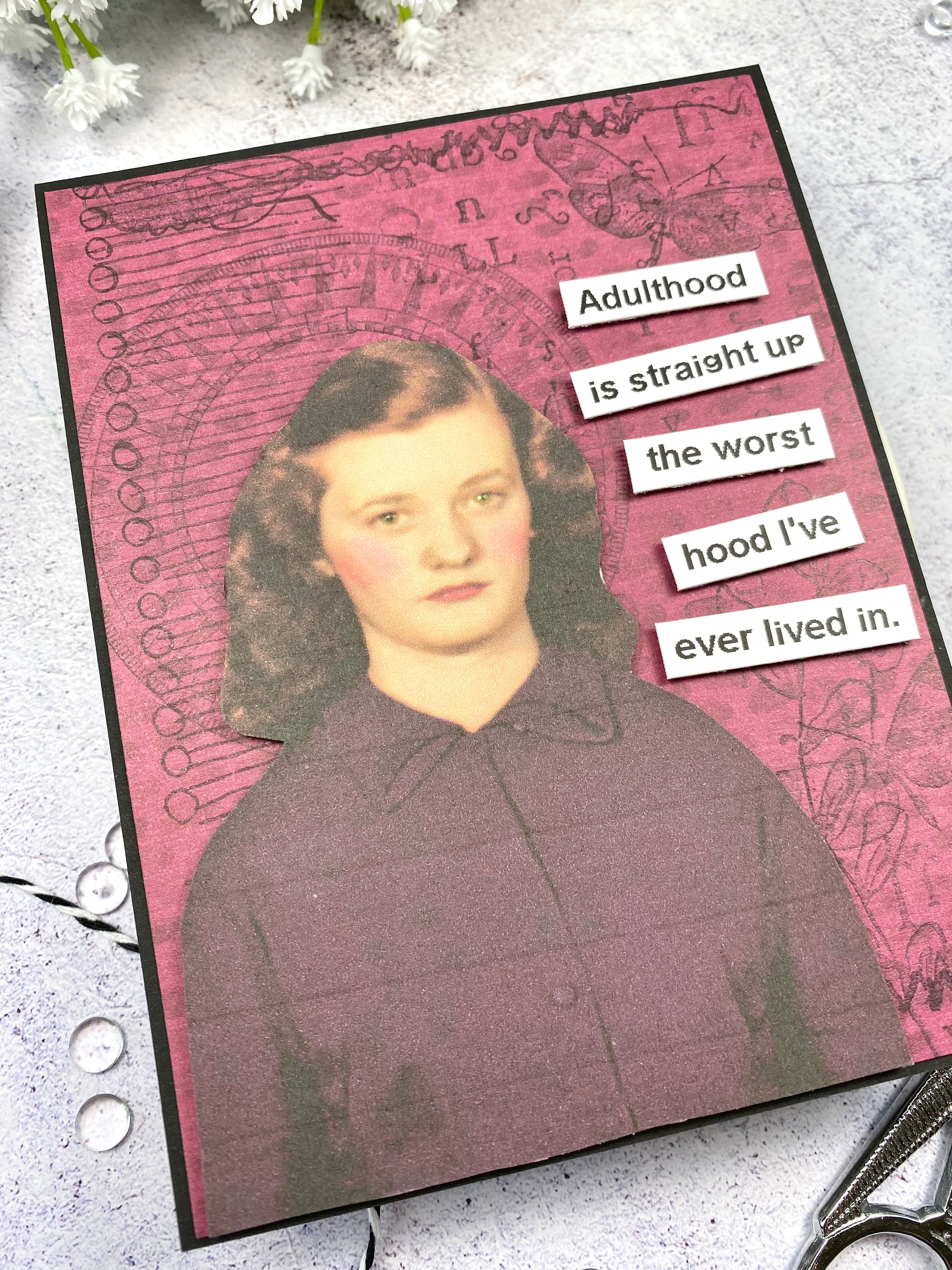 Snarky Card Funny Card Hilarious Card Hand Made Card Funny | Etsy