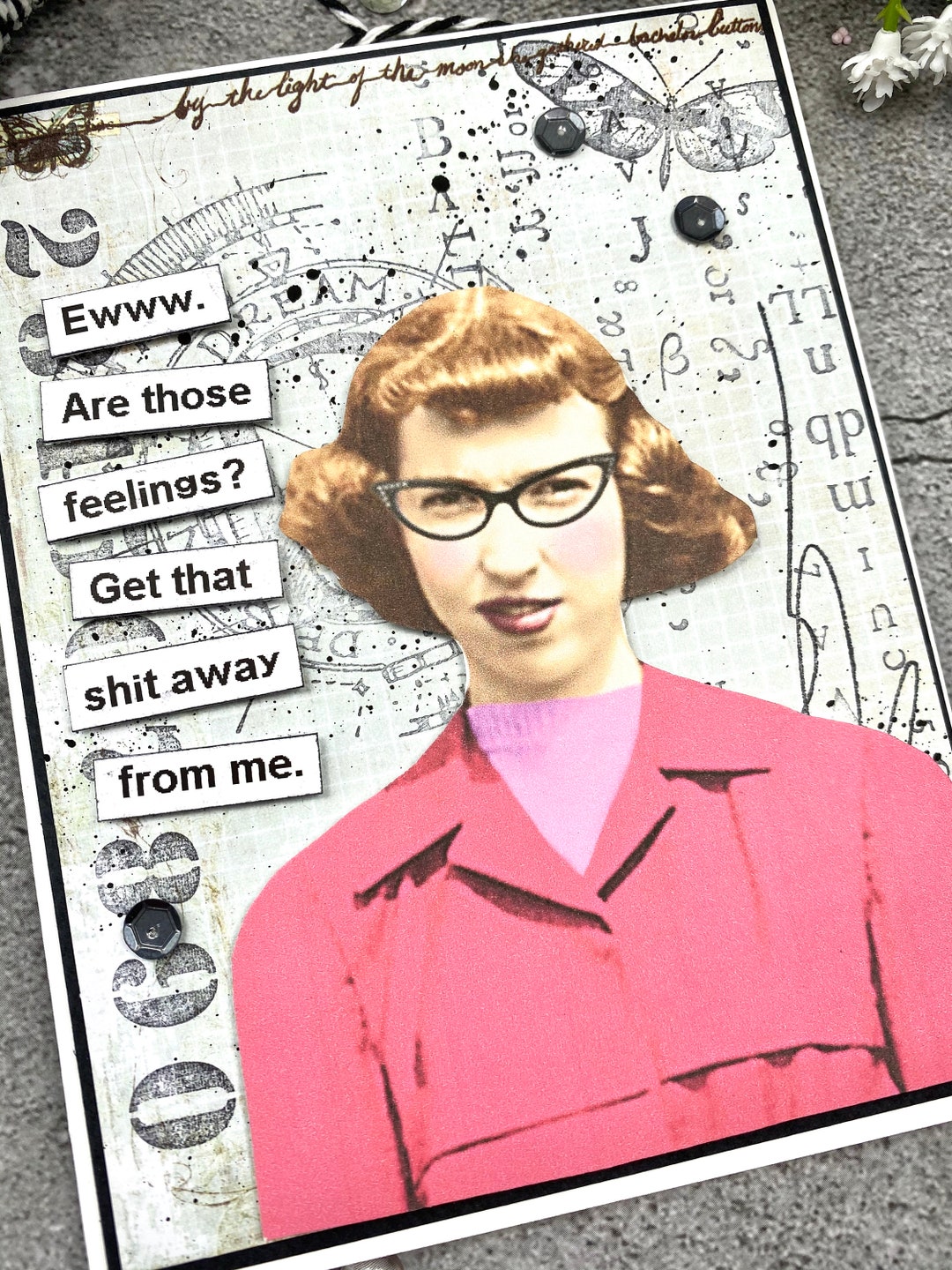 Snarky Card, Sassy Card, Funny Card, Funny Card for Her, Hand Made Card ...