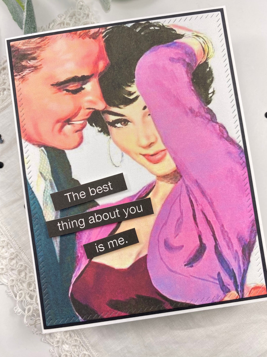 Snarky Handmade Greeting Card: Sassy Friendship Card - Etsy