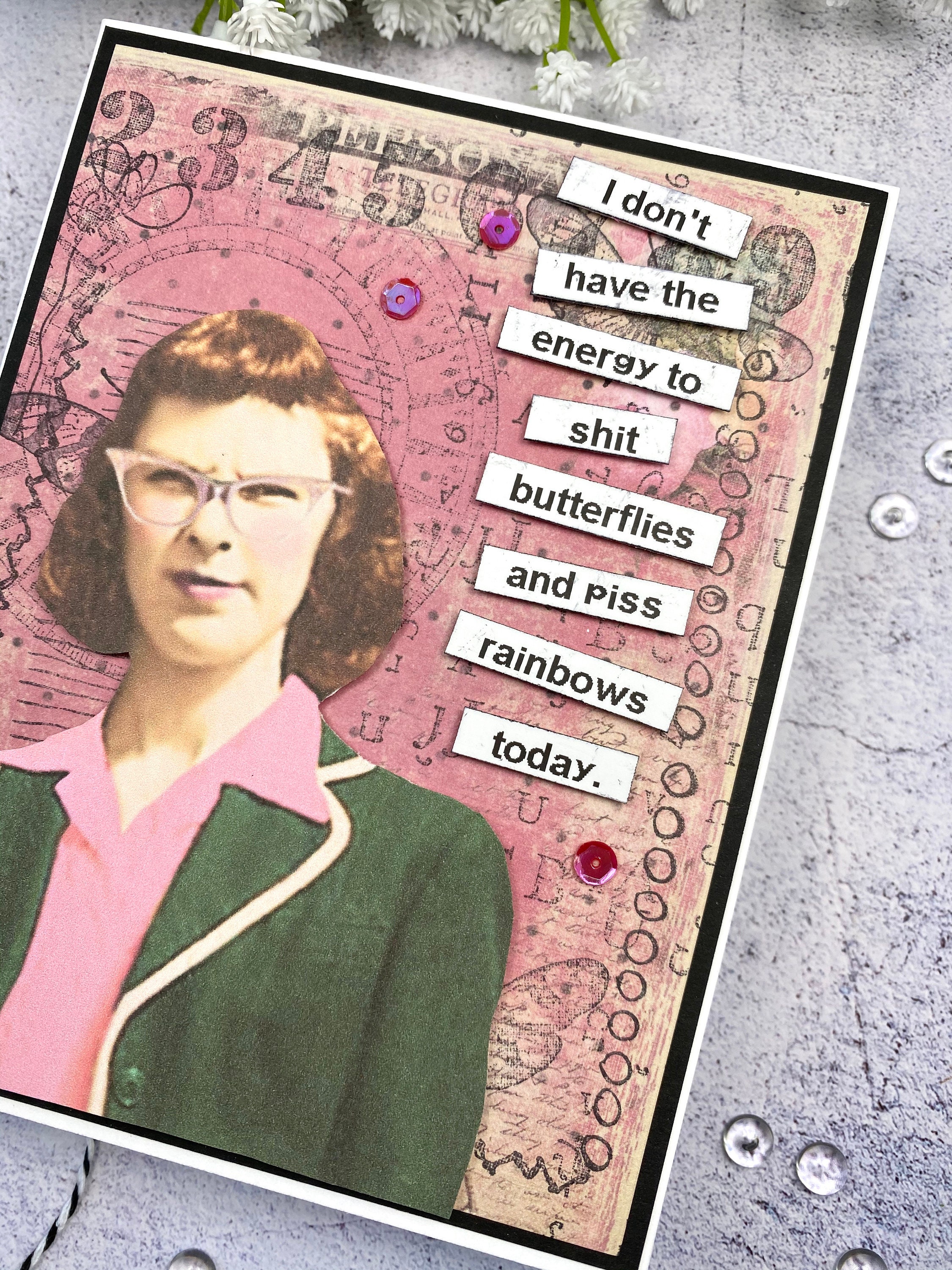 Snarky Card, Sassy Card, Snarky Greeting Card, Hand Made Card ...