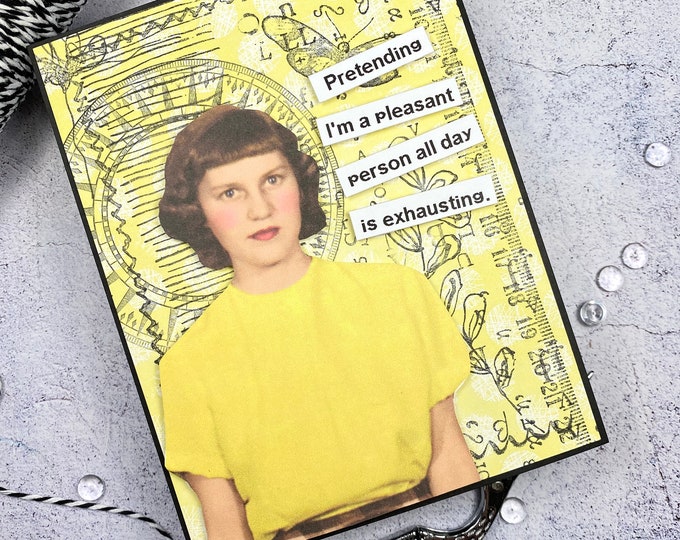 Snarky Card Funny Card Hilarious Card Hand Made Card Card - Etsy