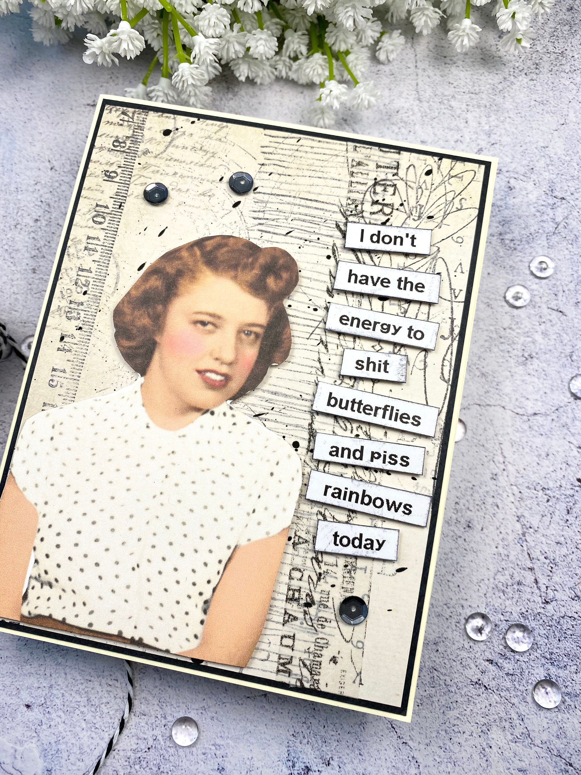 Snarky Card, Sassy Card, Snarky Greeting Card, Hand Made Card ...