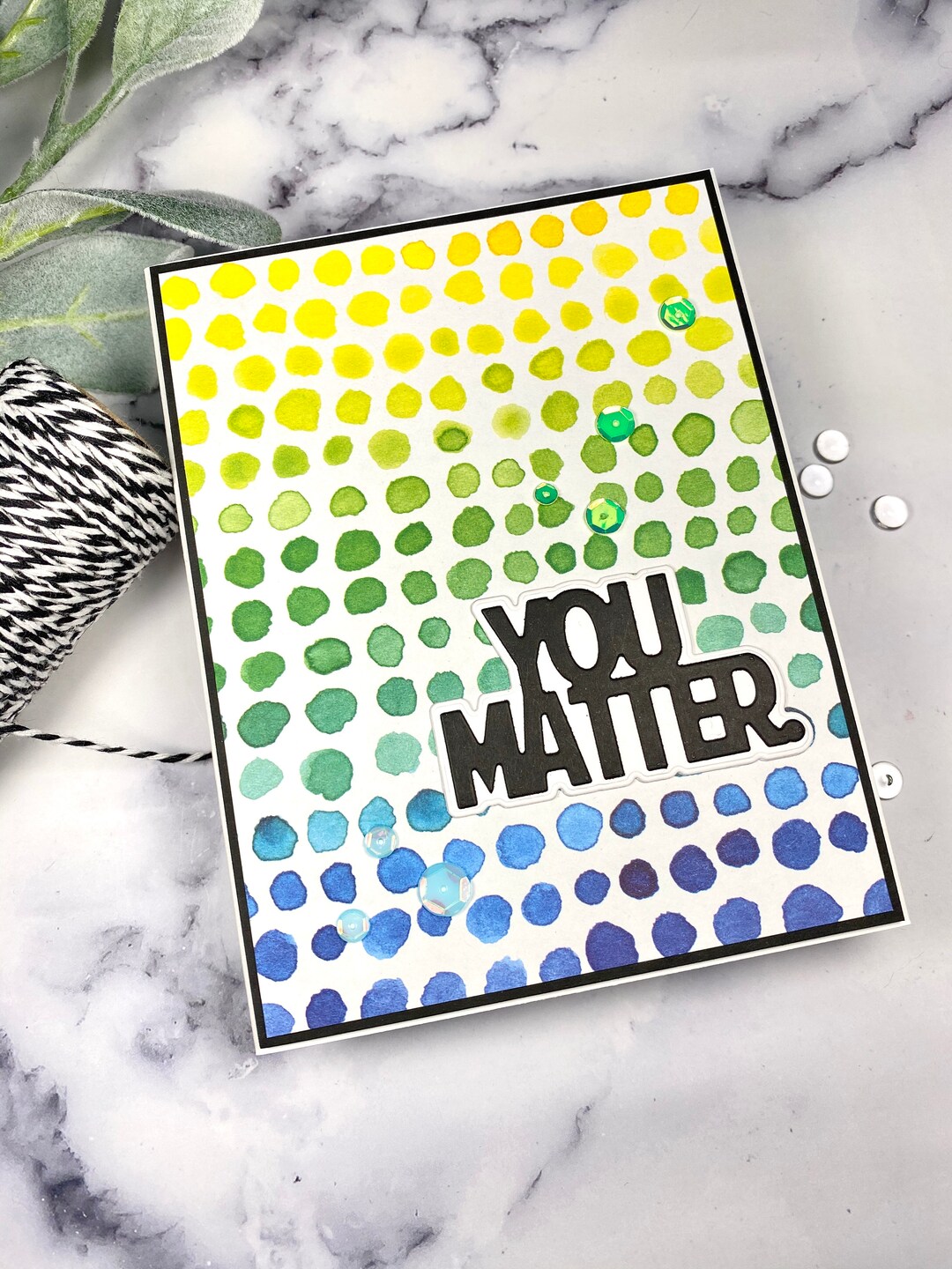 You Matter Card You Matter Notecard Hand Made Card Card for - Etsy
