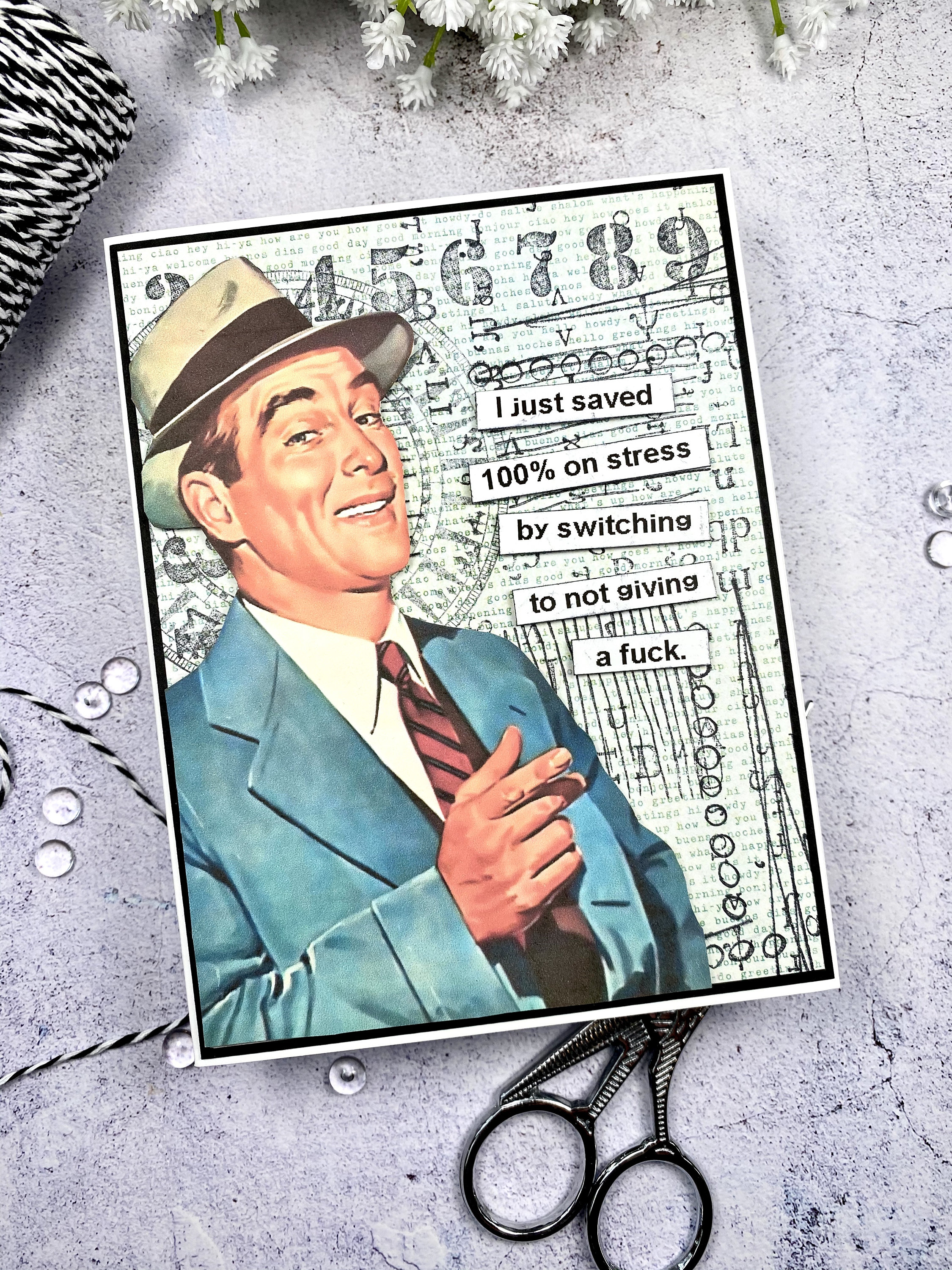 Snarky Card, Funny Card, Hilarious Card, Hand Made Card, Funny Friend ...