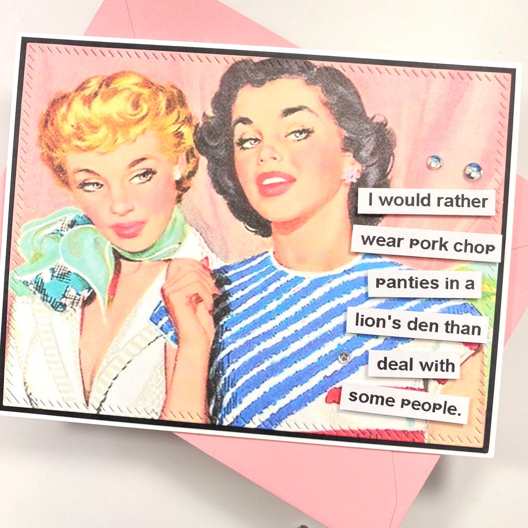 Snarky Card, Sassy, Sarcastic, Inappropriate, Hand Made, Funny ...