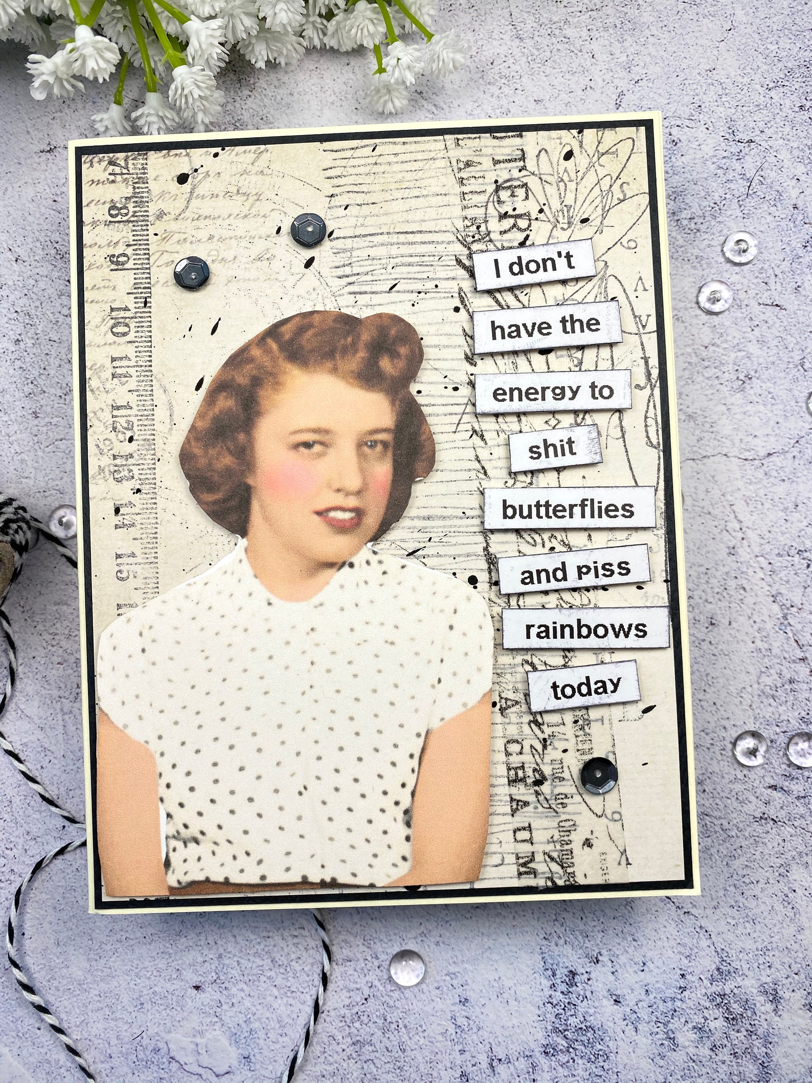 Snarky Card, Sassy Card, Snarky Greeting Card, Hand Made Card ...